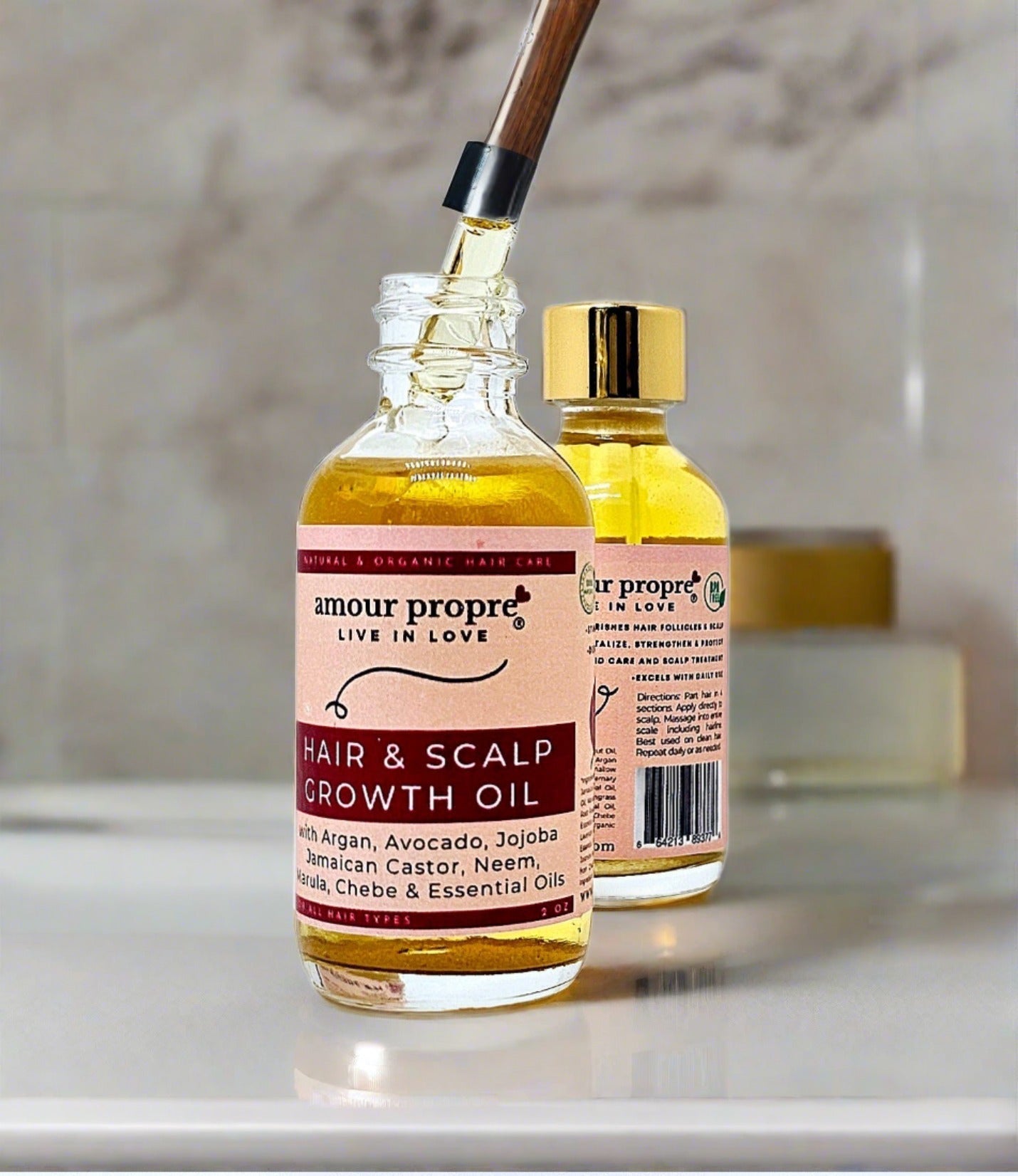 Organic Chebe Hair Growth Oil with Avocado and Argan Oils – The Village ...