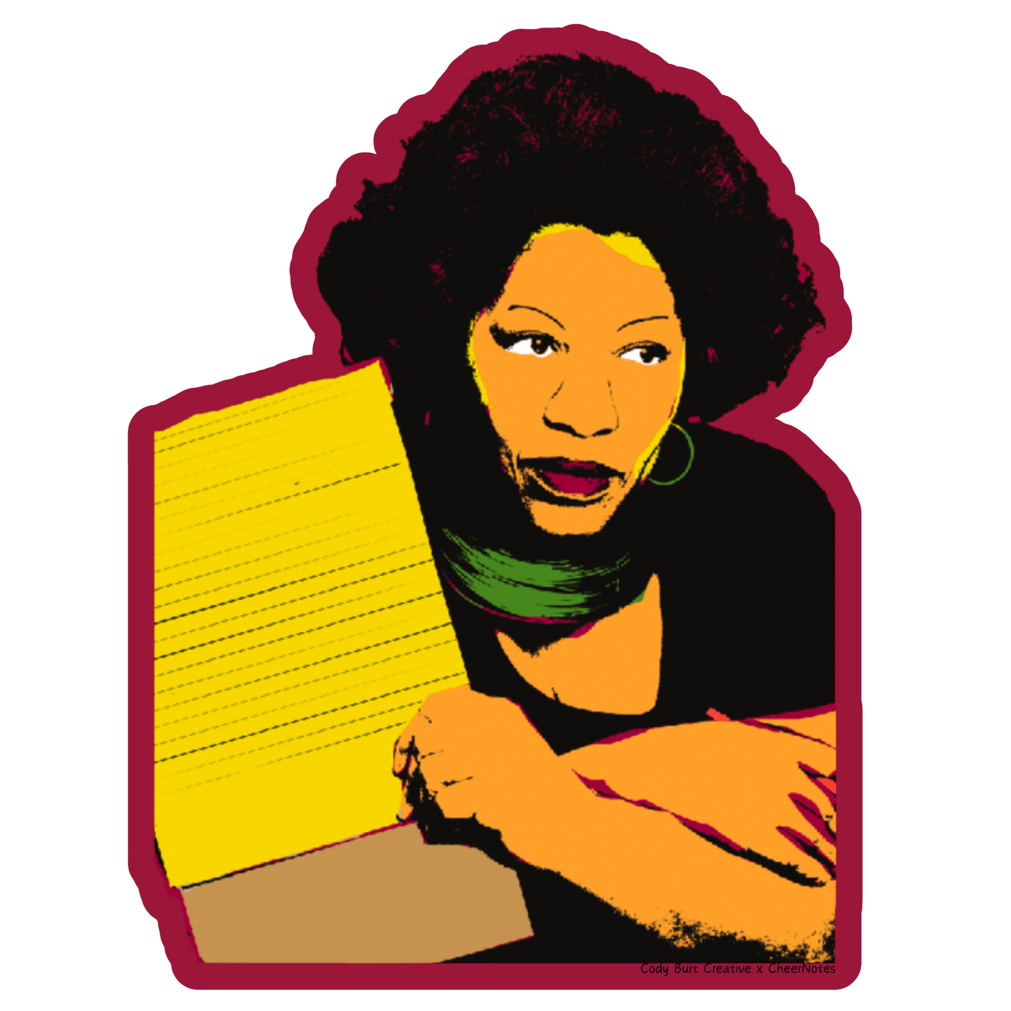 Toni Morrison Book Lovers Sticker – The Village Retail